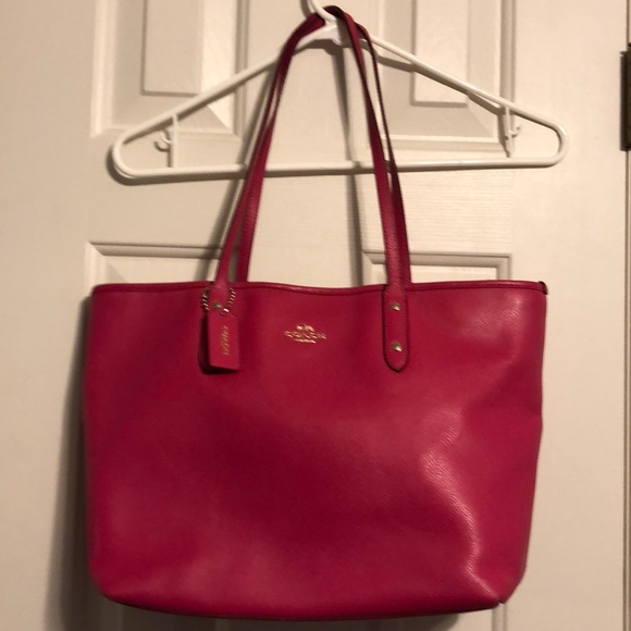 Coach | Bags | Coach Pink Tote | Poshmark